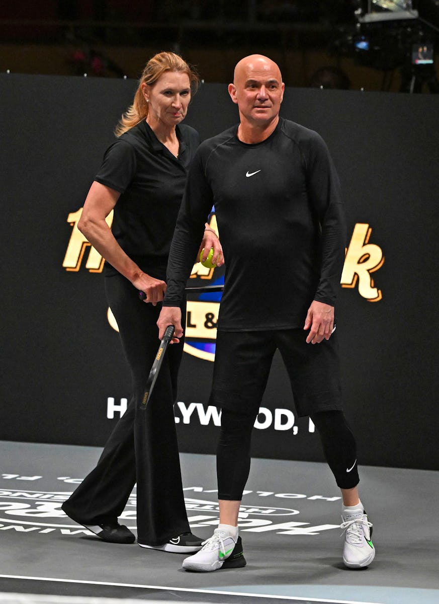Seltenes Bild: Andre Agassi zeigt sich mit Tochter Jaz Elle (21)