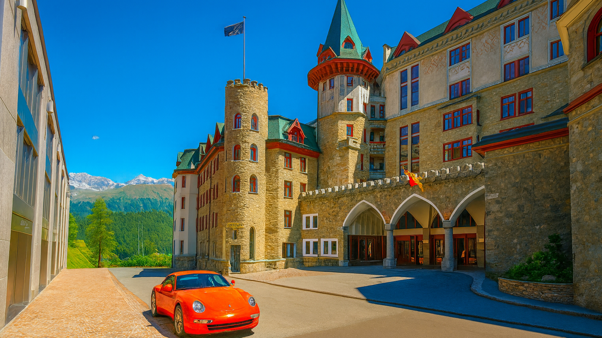 St. Moritz im Sommer (4K)