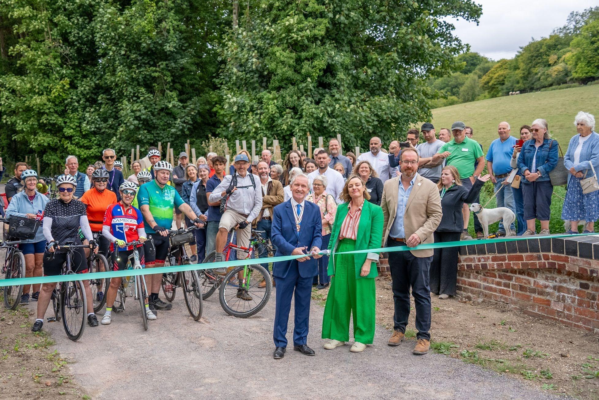 Full steam ahead! New section of Centurion Way is unveiled