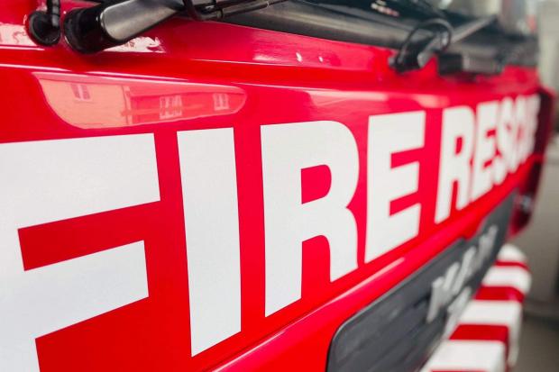 Electricity pylons and huge area of crops damaged as fire breaks out