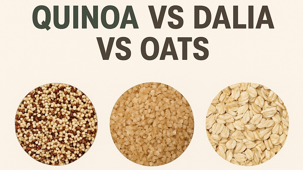 Quinoa vs dalia vs oats: Which is better for weight loss?