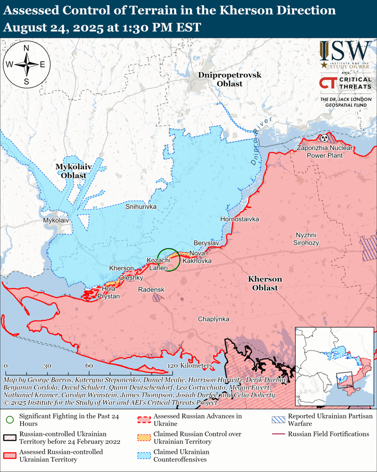 Russia pushes across entire frontline, but Ukraine has success near ...