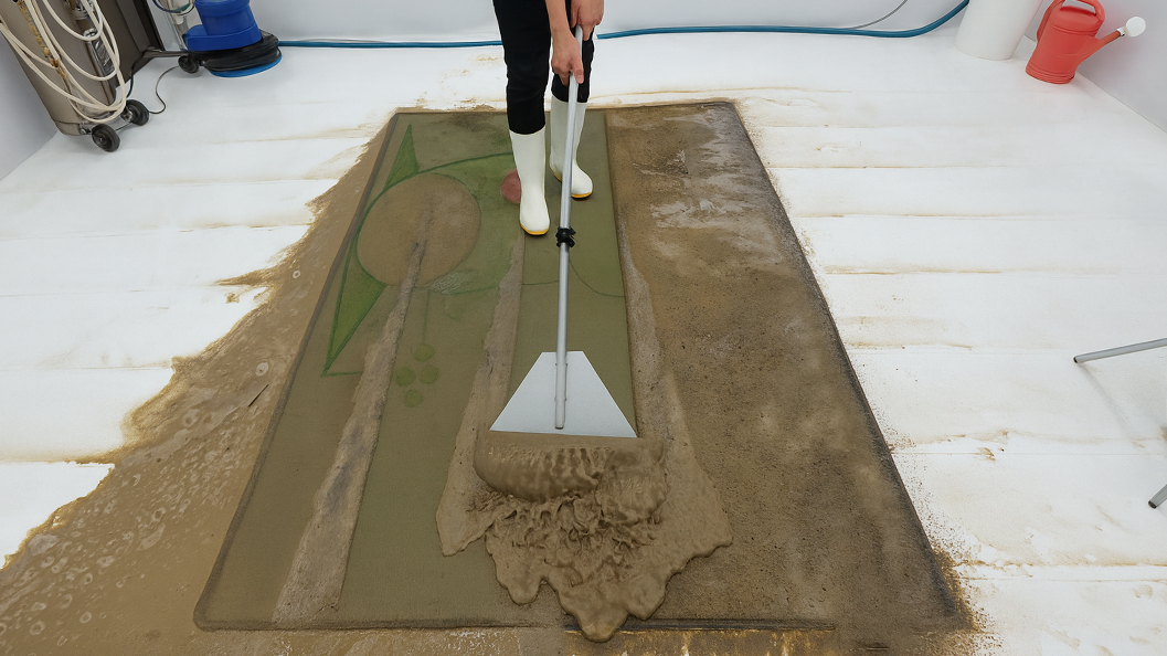 Uncovering a Hidden Rug Pattern – Timelapse Video