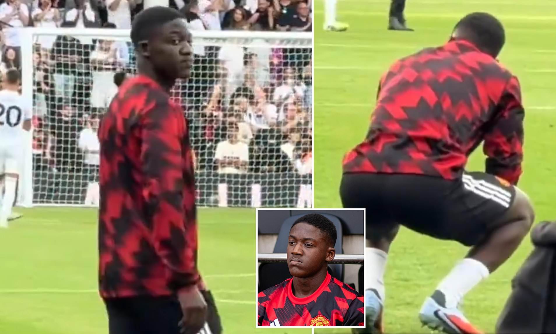Fans claim Kobbie Mainoo was 'heartbroken' after failing to feature in ...