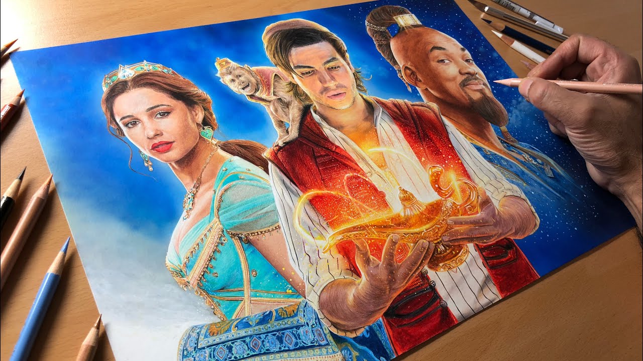The Aladdin artwork transformation is incredible