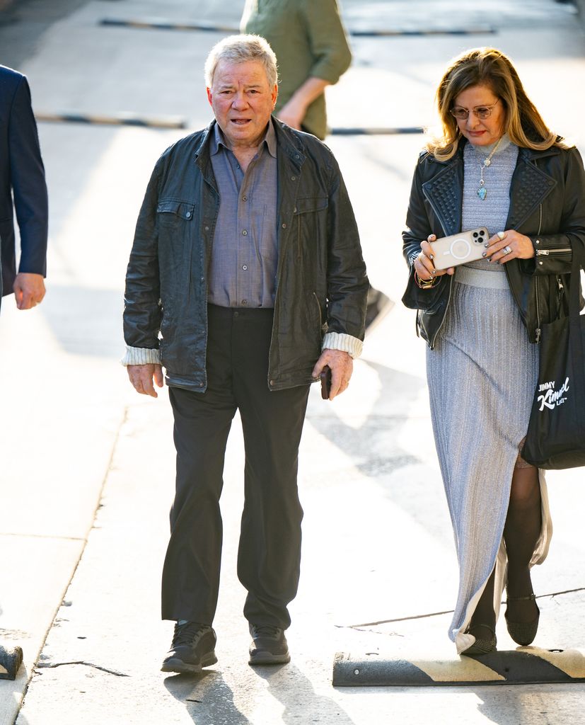 William Shatner, 94, sparks debate as he steps out with ex wife wearing ...