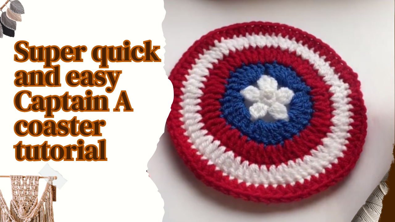 DIY Captain A Coaster – Super Simple & Fun