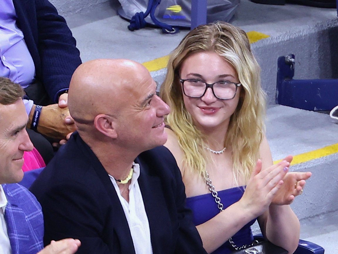 Andre Agassi: Rare appearance with his daughter Jaz Elle