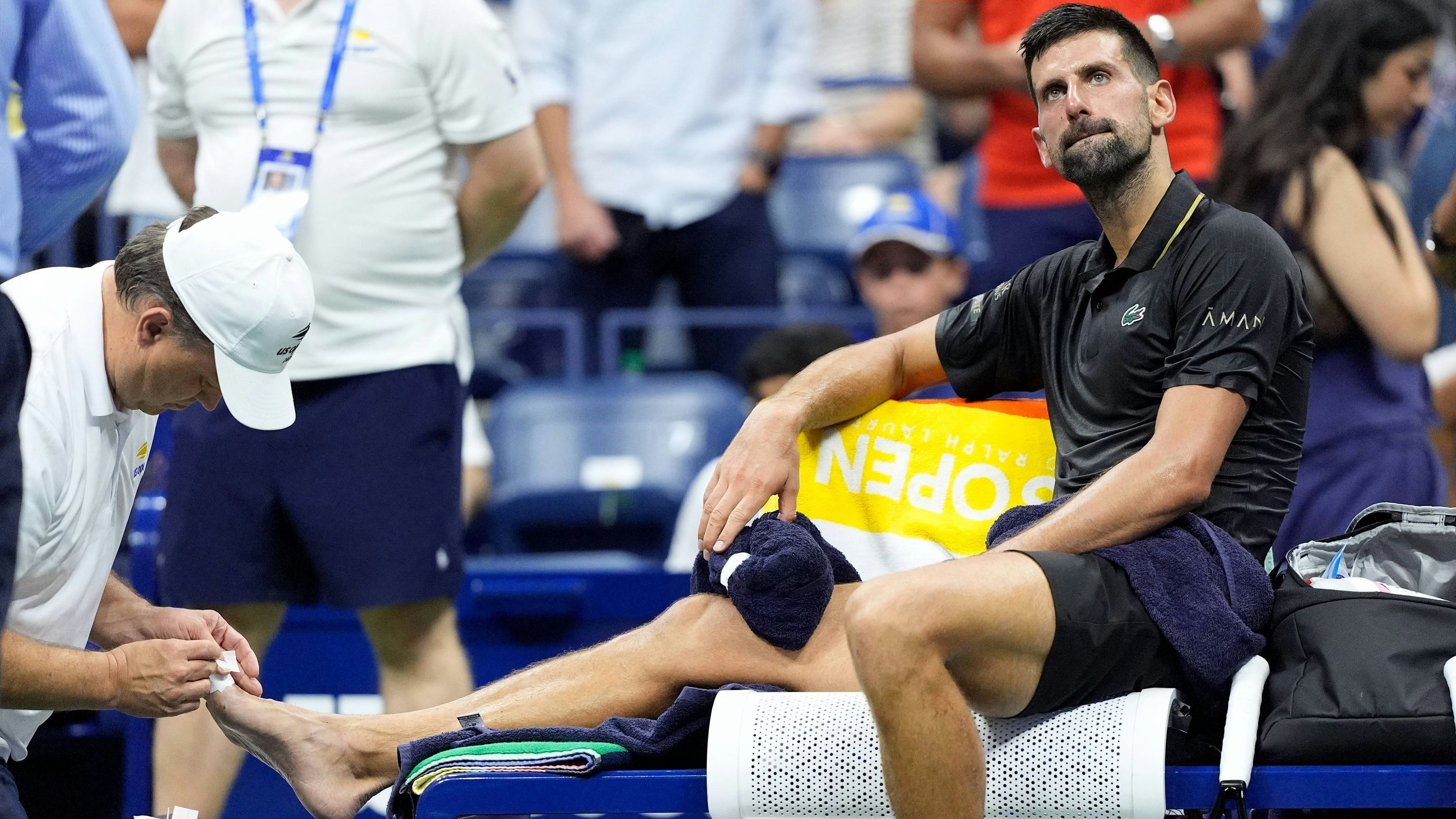 Djokovic-Fans machen sich nach US-Open-Auftakt Sorgen