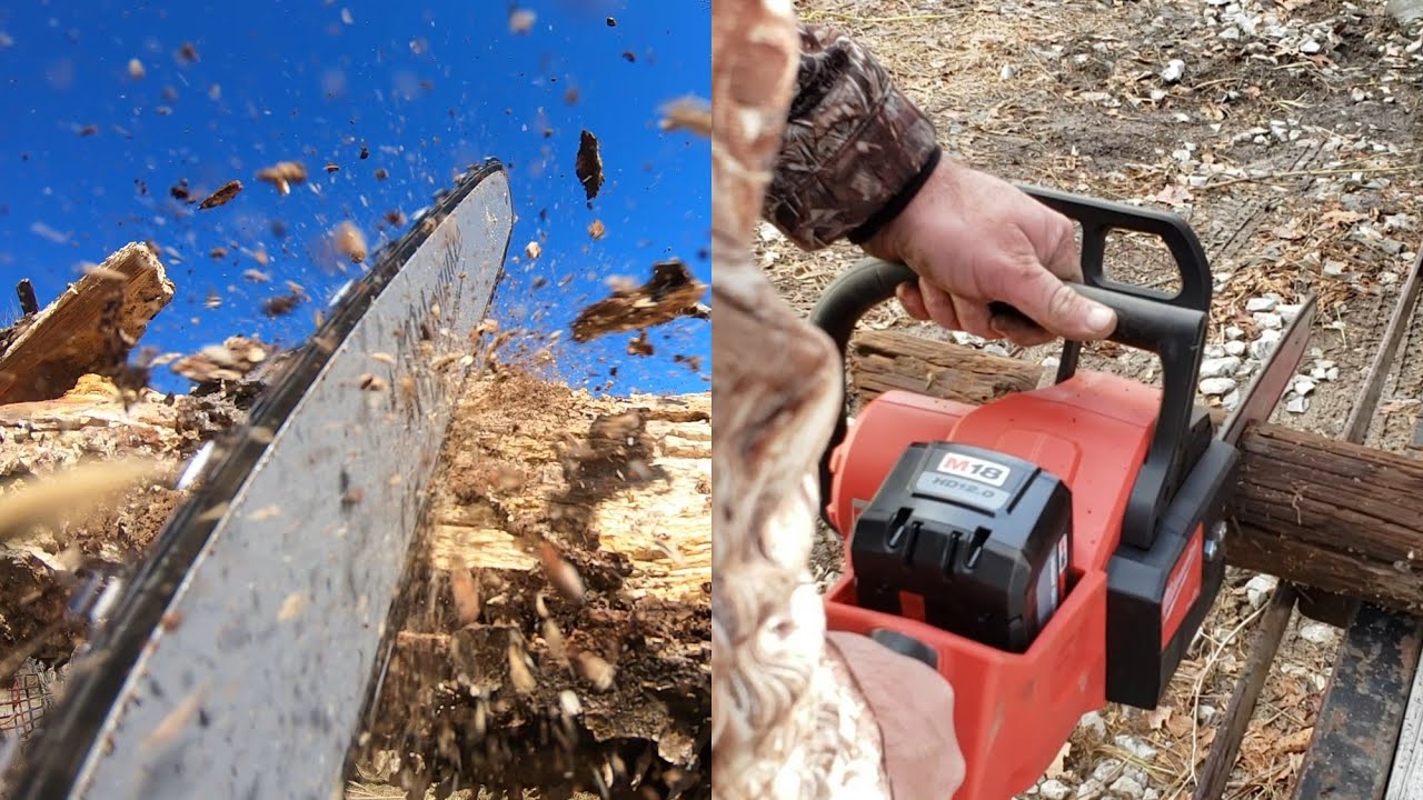 Cutting Firewood with the Milwaukee M18 Chainsaw | Real Use & Honest Review