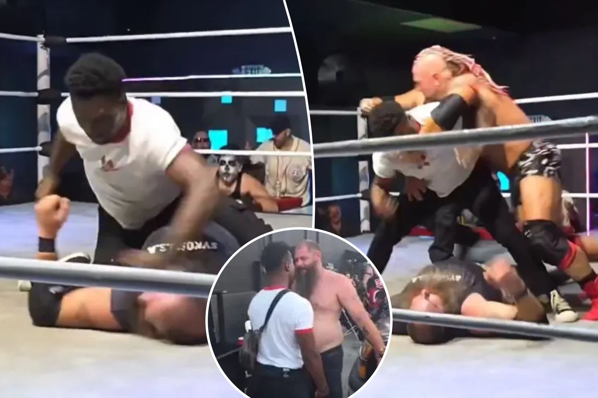 Pro wrestler attacked by Raja Jackson in horrifying video doing ‘fine ...