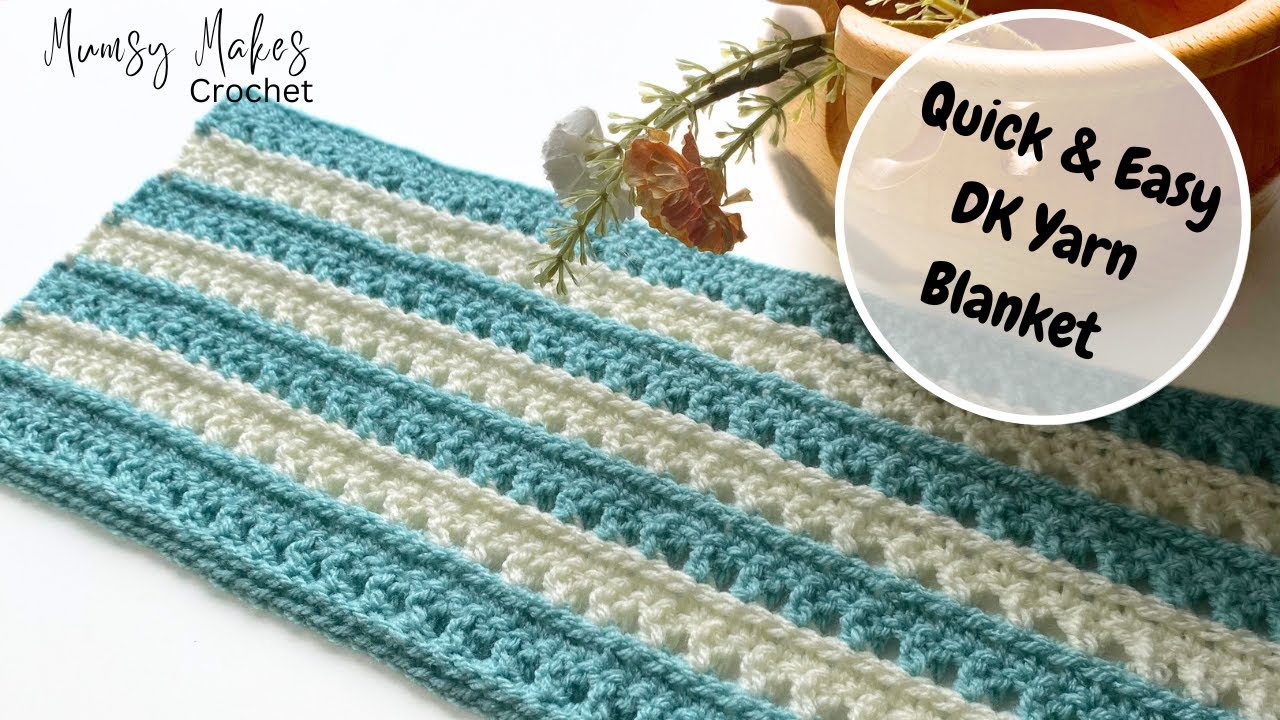 Crochet a blanket easily – perfect for advanced beginners