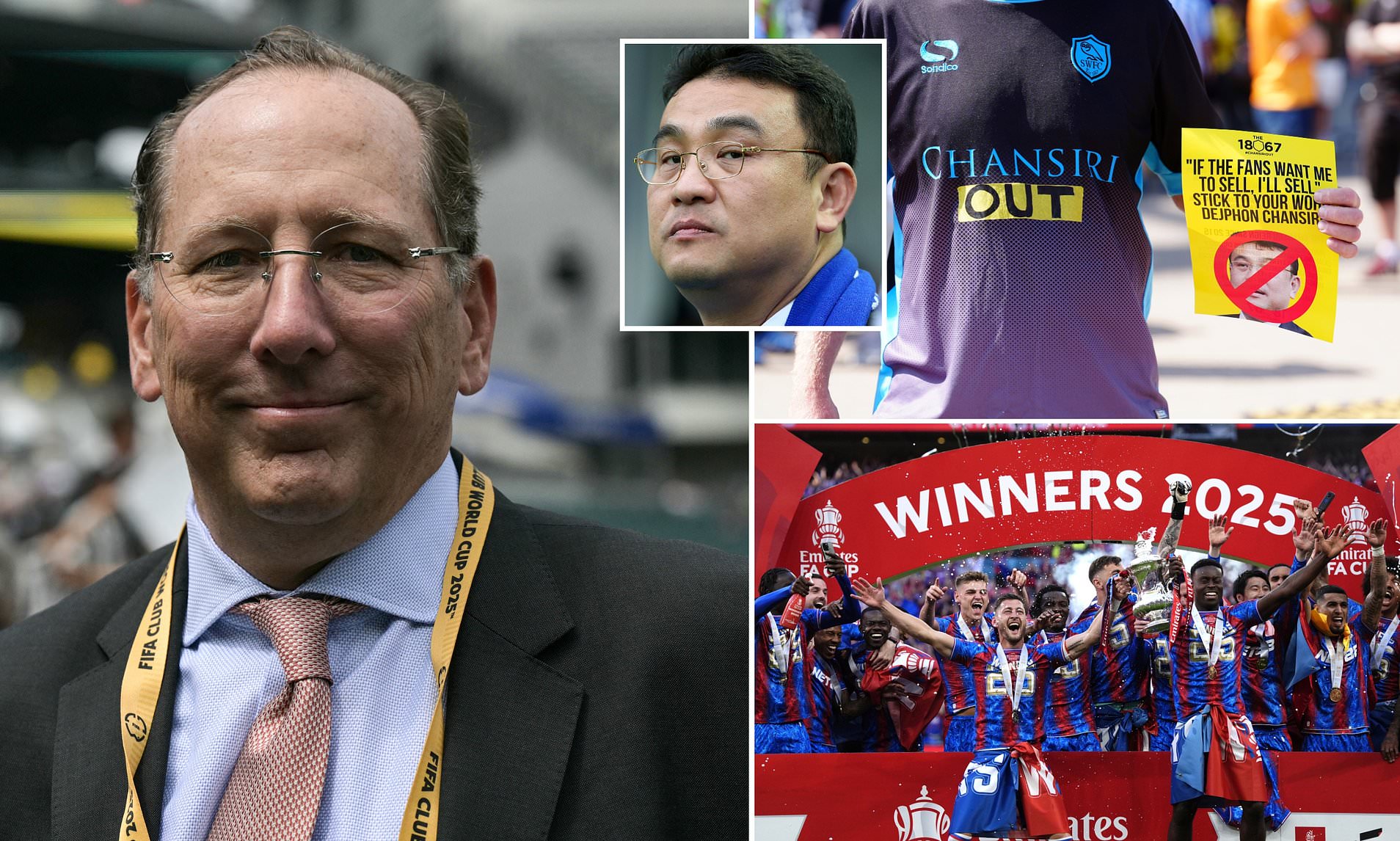 Controversial former Crystal Palace owner John Textor 'raising funds to ...