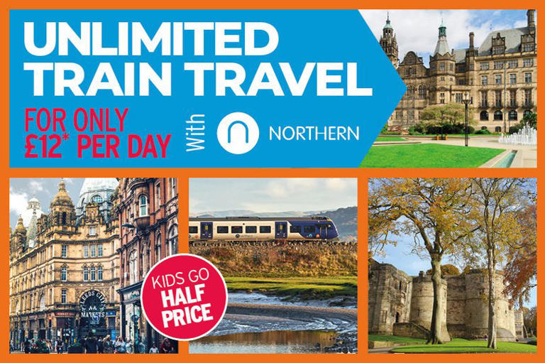 £12* unlimited day travel on Northern trains only with the North ...