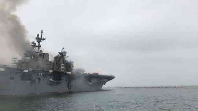 USS Bonhomme Richard (LHD 6) Fire