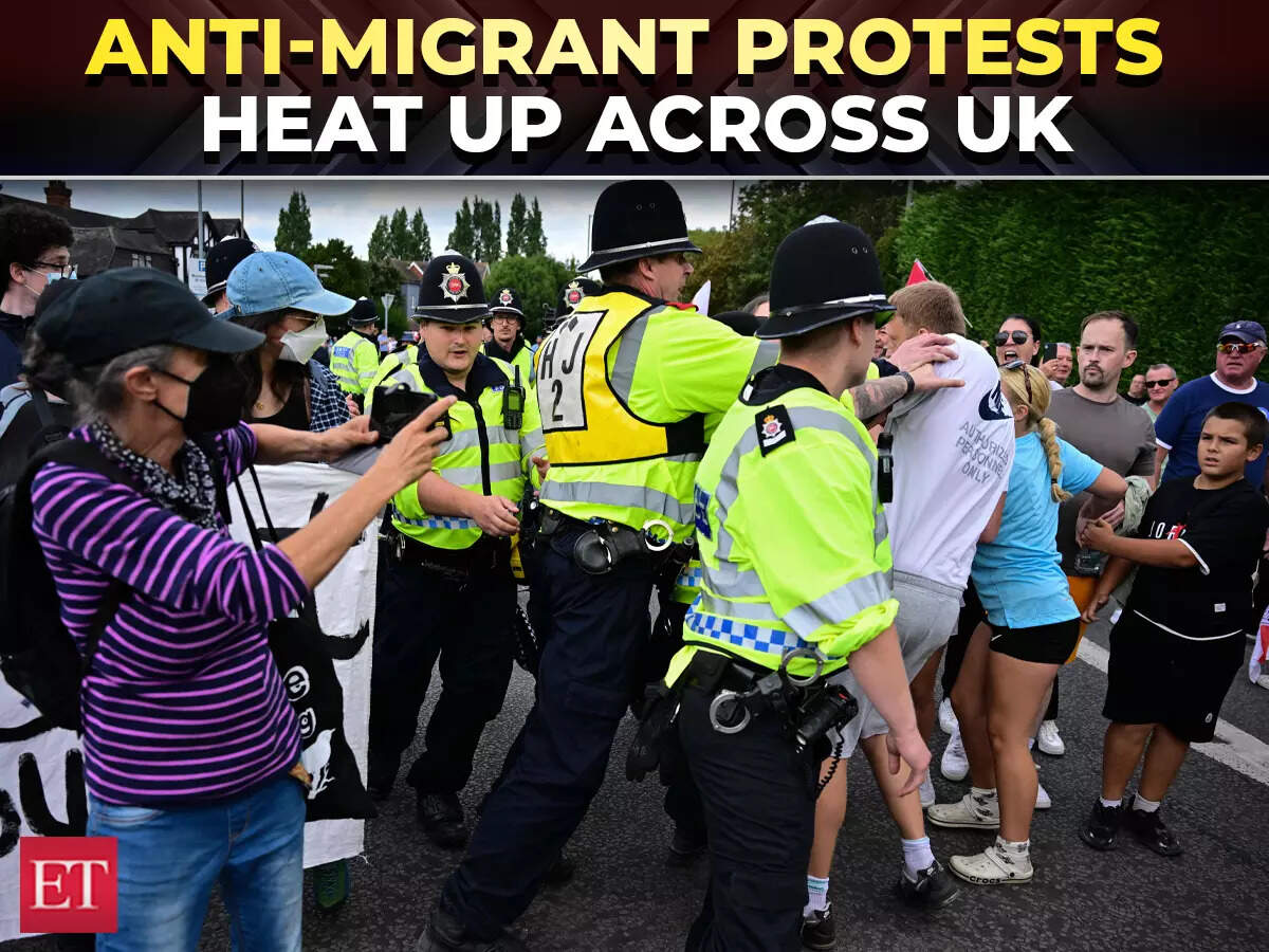 'STOP THE BOATS!': Anti-migrant protests spiral out of control across ...