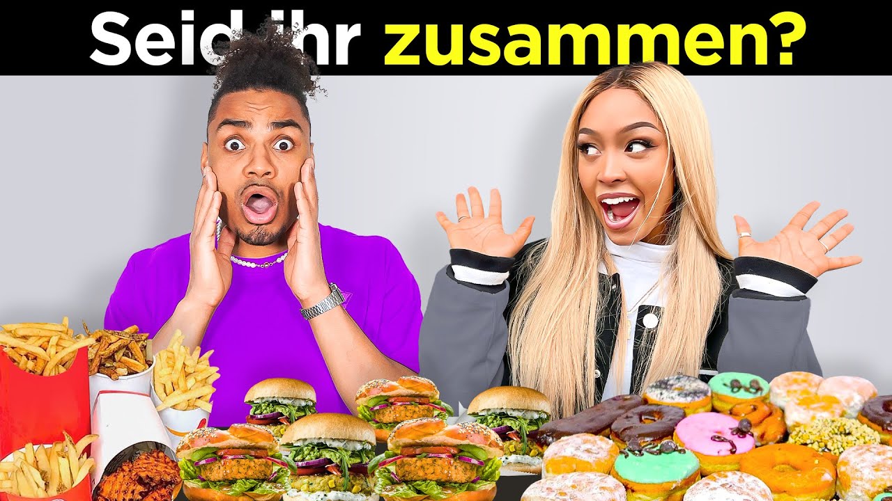 MEINE NEUE FREUNDIN?! 💕 FOOD ROULETTE mit unangenehmen Fragen 😳