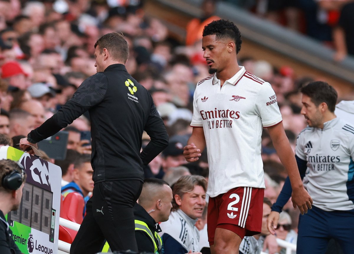 William Saliba injury: Arsenal defender ruled out of France squad as ...