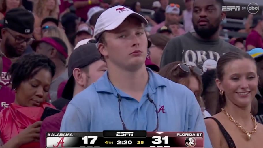 Angry Alabama Fan Created Awkward Moment on ESPN Broadcast With One ...