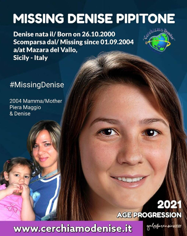 Denise Pipitone, come sarebbe oggi: la ricostruzione con Age ...