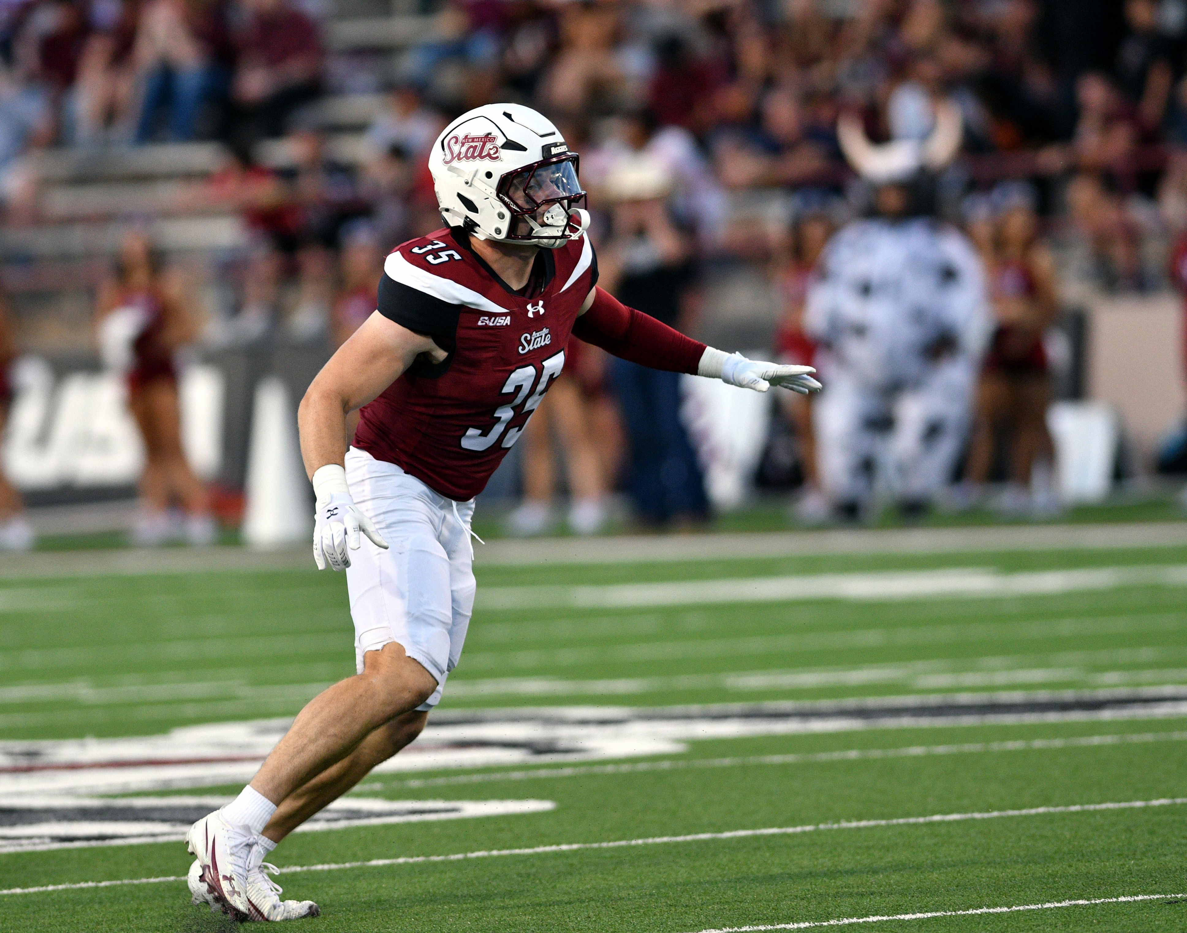NMSU linebacker Tyler Martinez will redshirt 2025 season, return in 2026