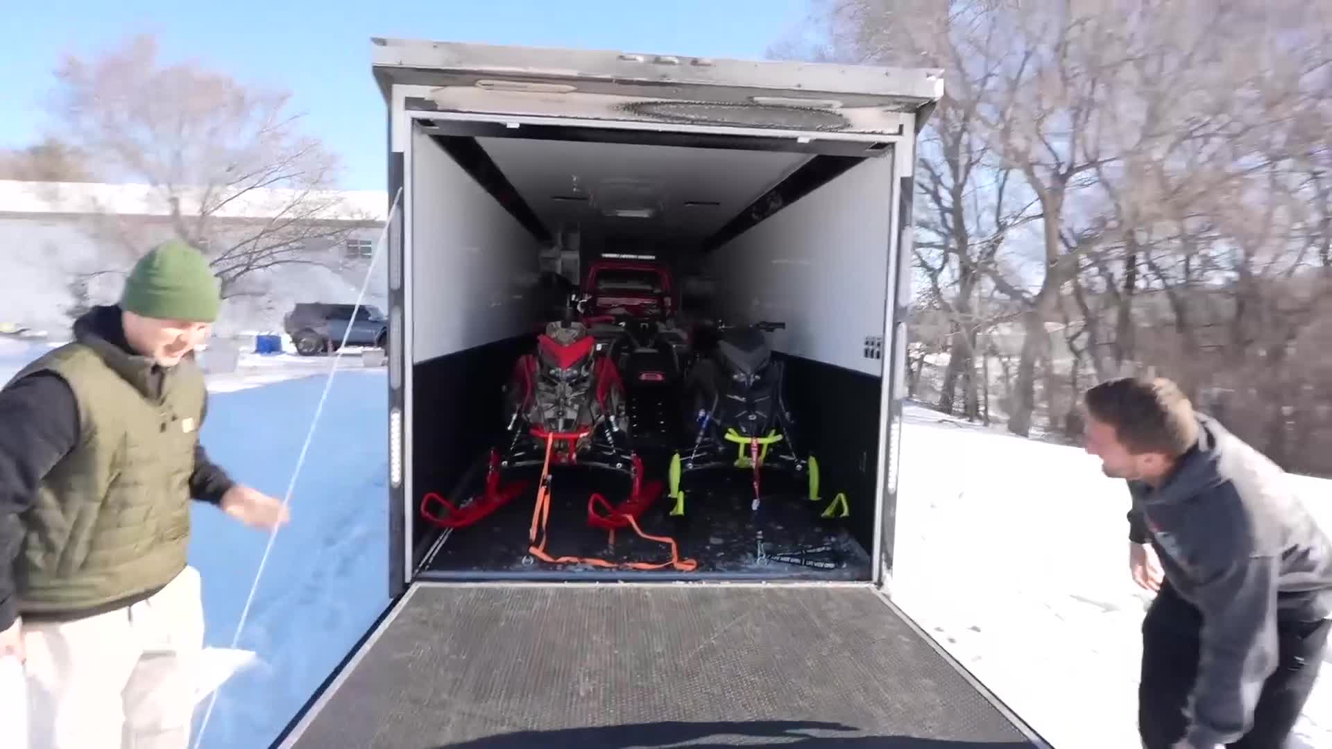 Crotch rocket swapped mini truck in snow!💥