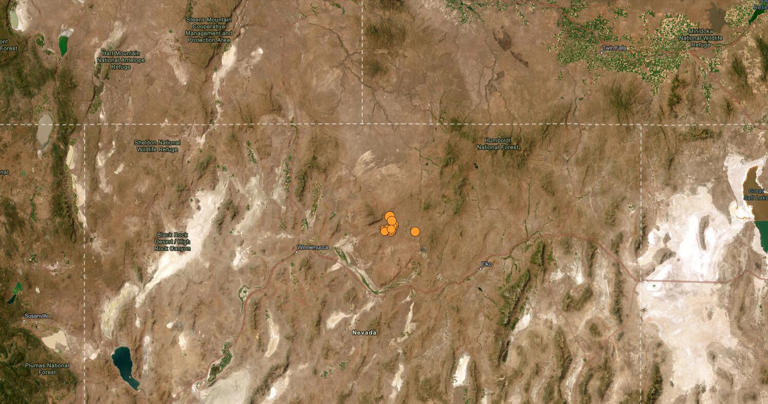 Earthquake swarm continues to rattle rural Northern Nevada area