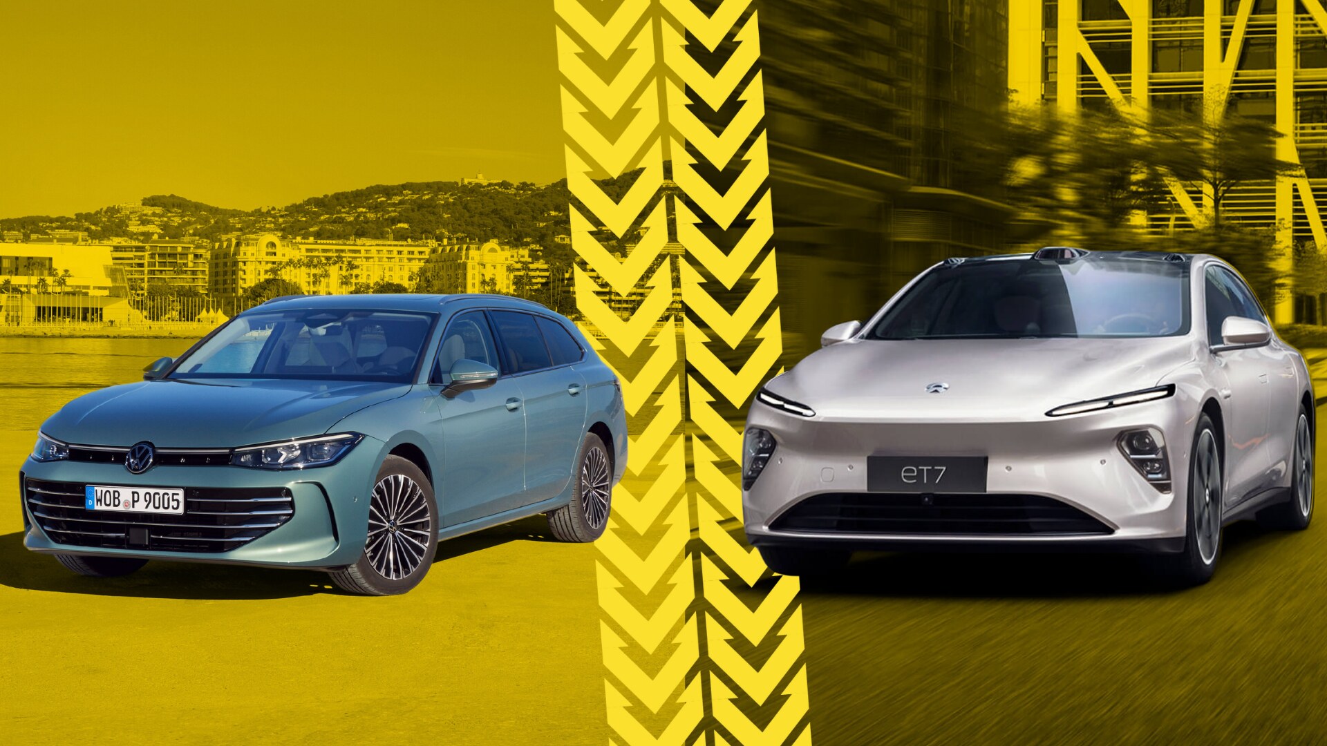 VW Passat vs. NIO ET7, practical elegance vs. futuristic luxury