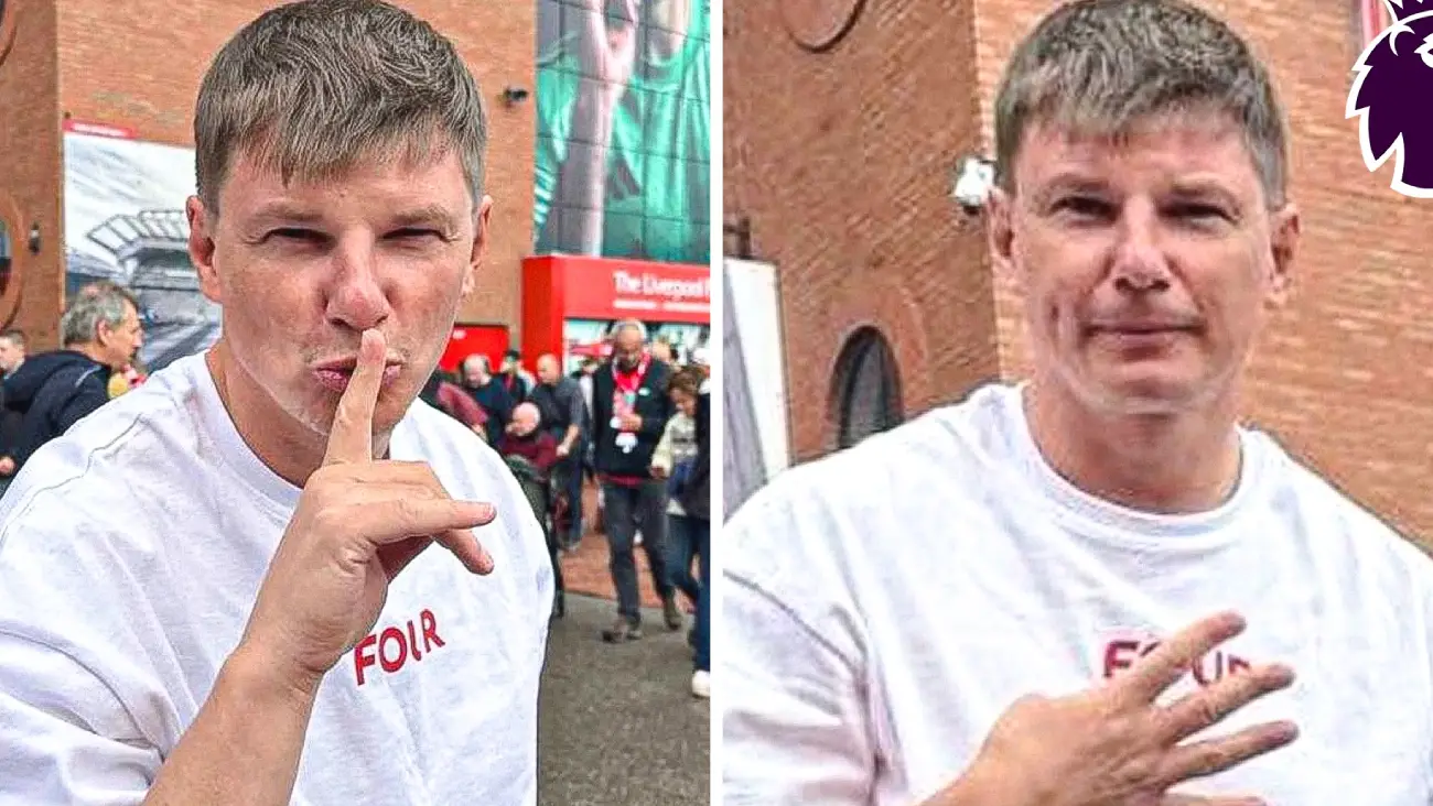 Andrey Arshavin, exjugador de Arsenal, visita a Anfield para recordar ...