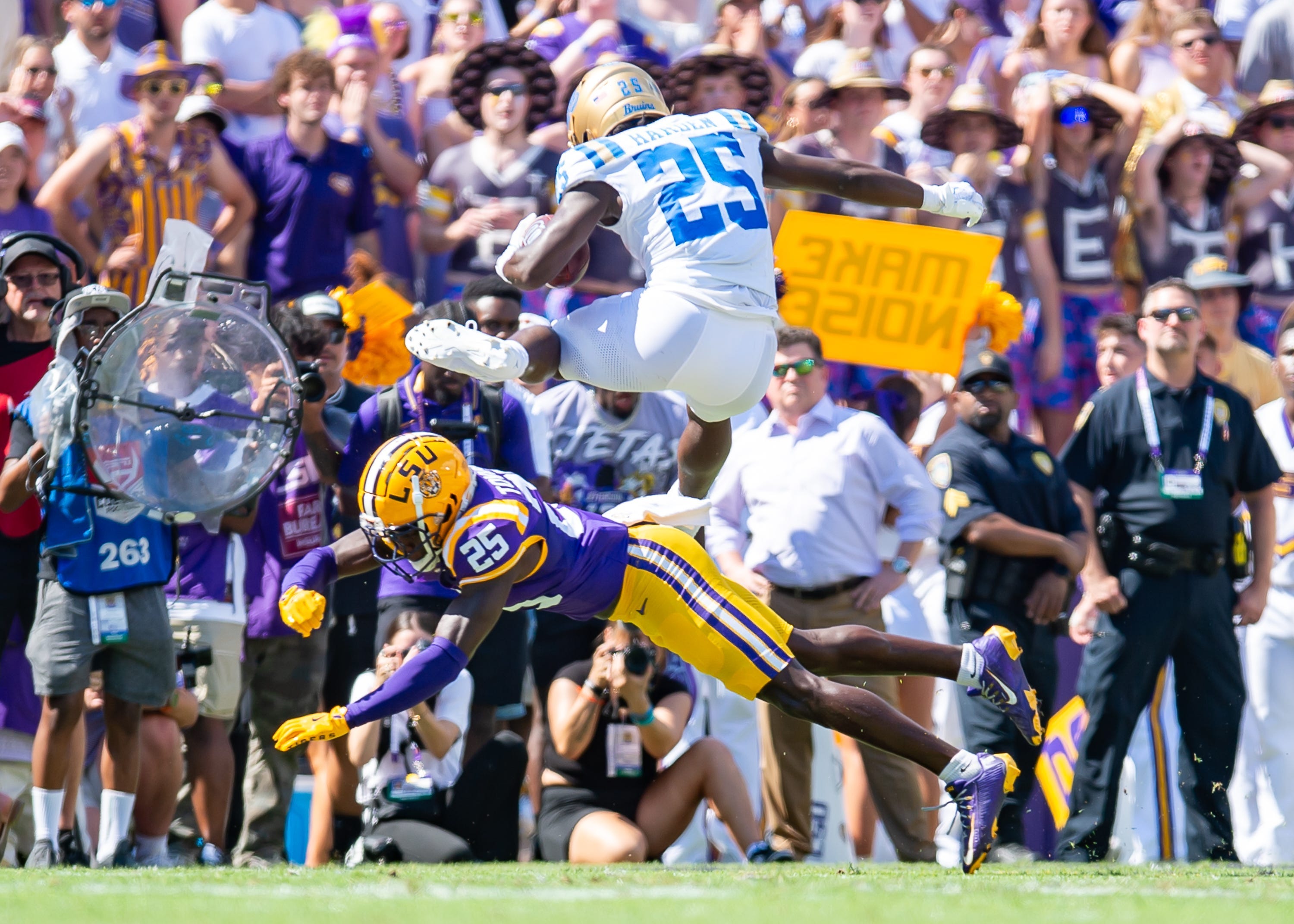 Los Angeles native and UCLA's leading rusher TJ Harden makes his SMU debut