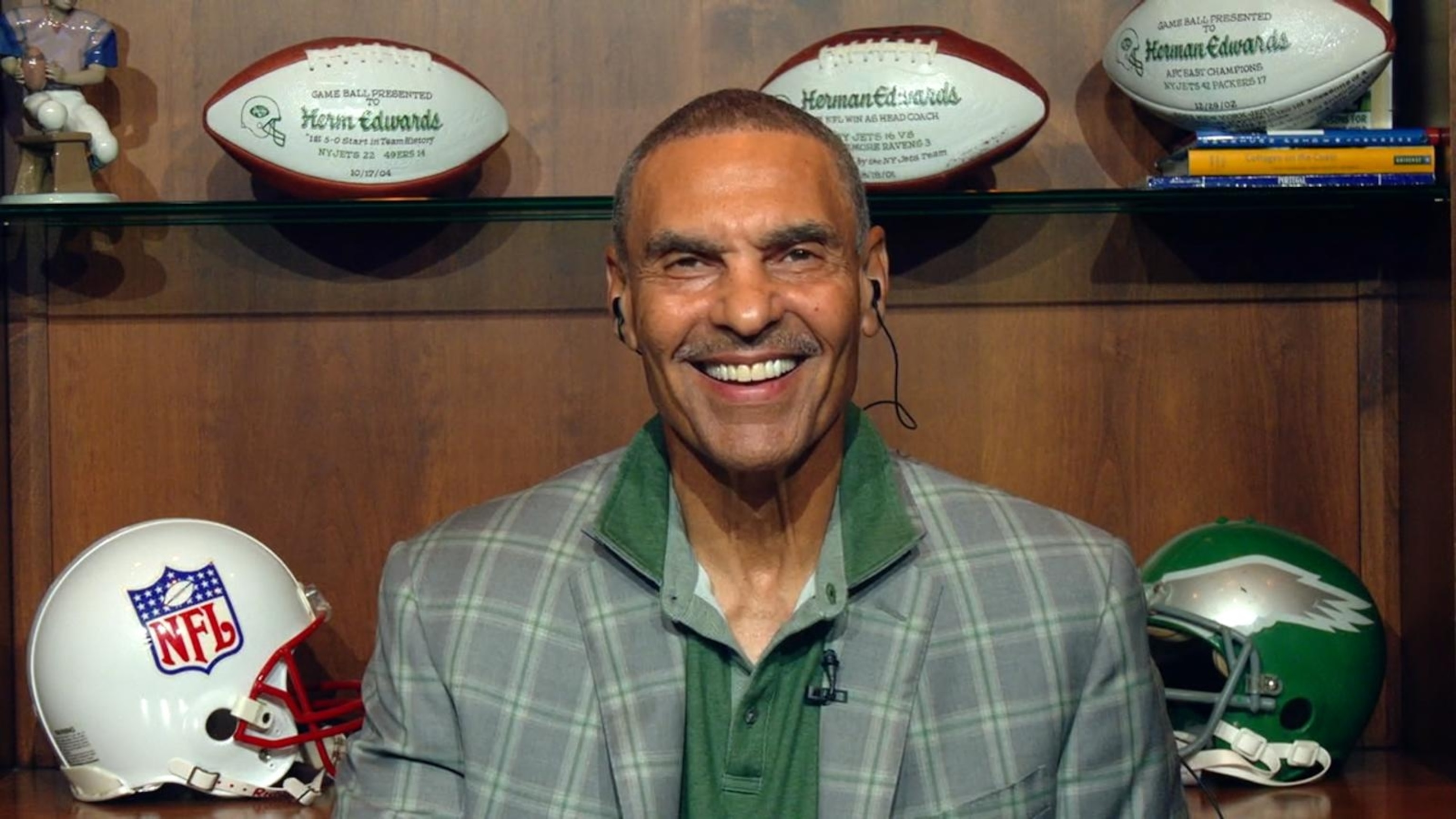 Herm Edwards counts down to the start of the NFL season