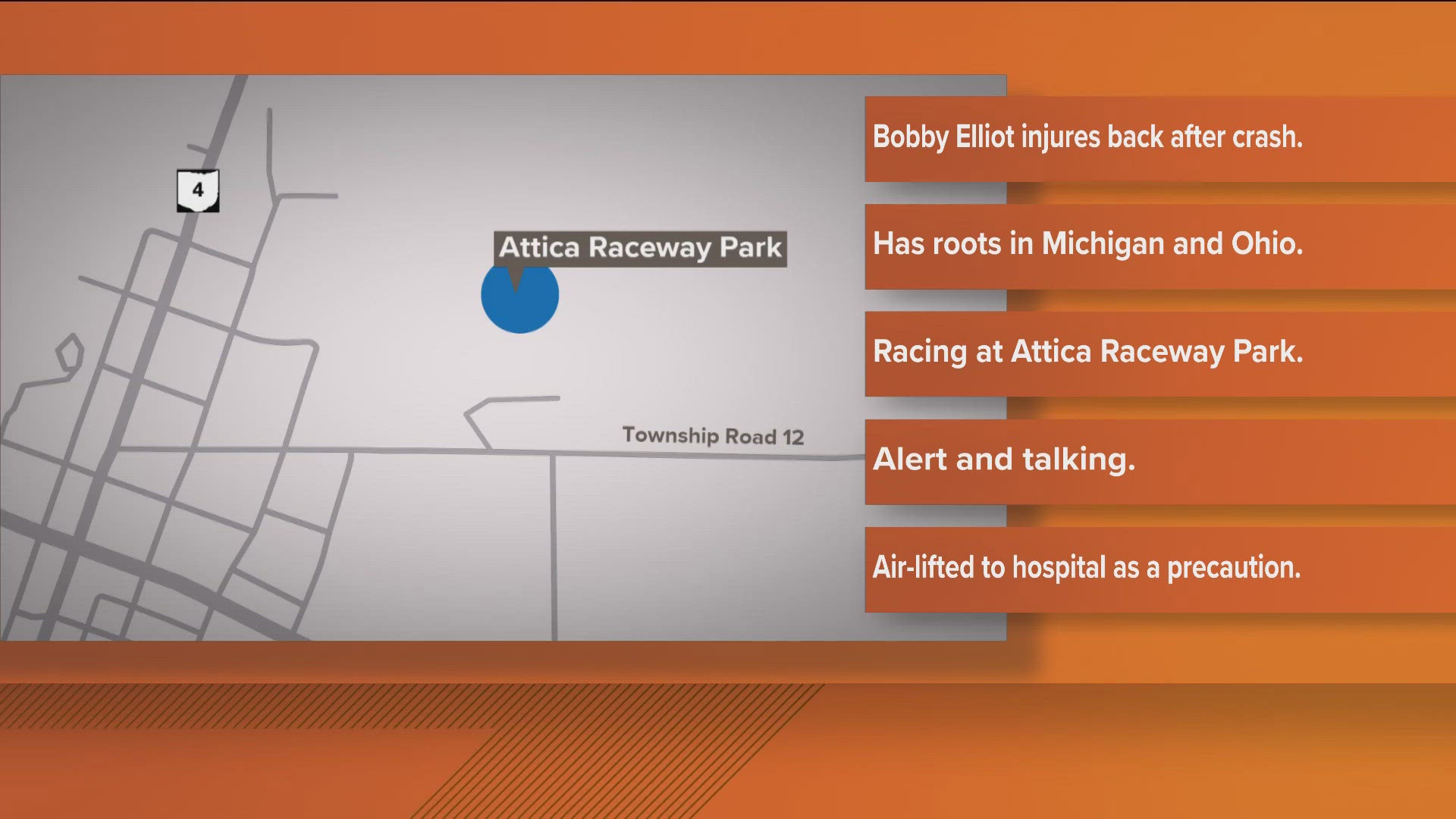 Sprint car driver flown to hospital after Seneca County crash