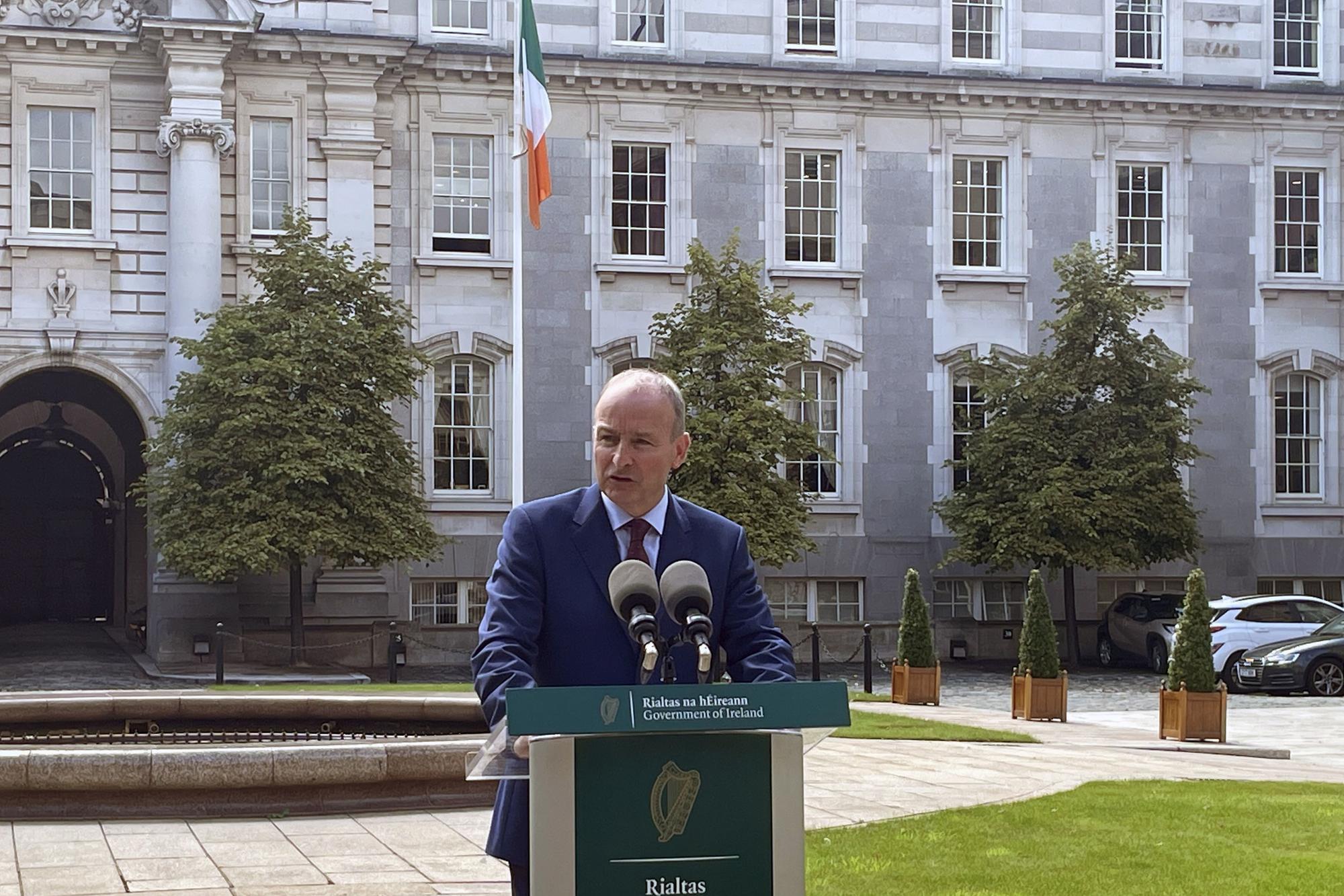 Irish prime minister Micheal Martin backs a former GAA manager Jim ...