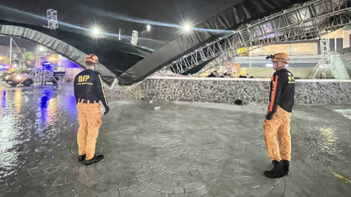 Stage canopy collapse in Albay injures six students during rehearsal