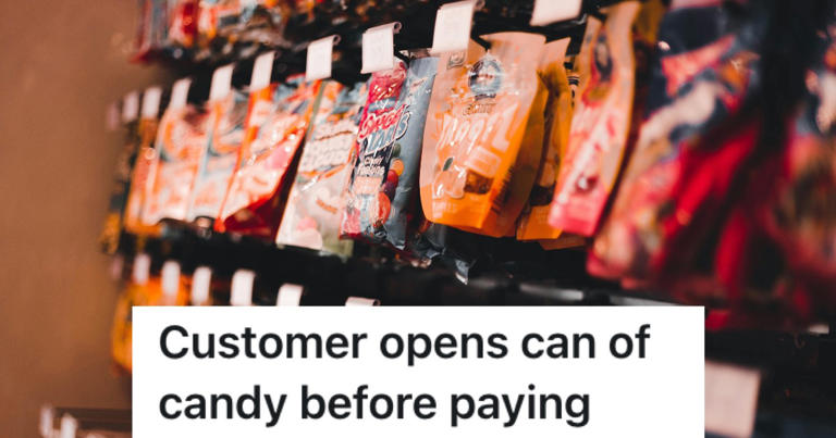 A Customer Raided The Candy Aisle Without Paying, But The Cashier Was ...