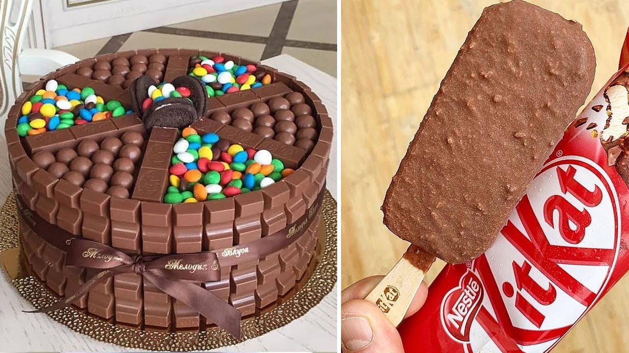 KitKat Cake & Choco Ice Bar | Satisfying Cake Compilation