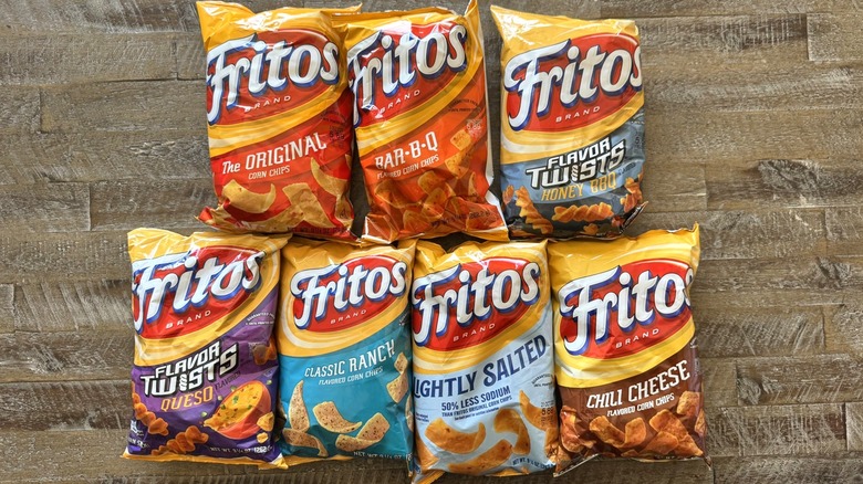 We Tried And Ranked 7 Frito Flavors