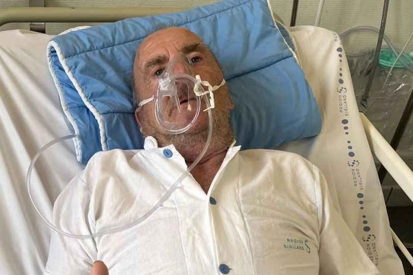 Hibs fan who collapsed at European match airlifted home from Denmark