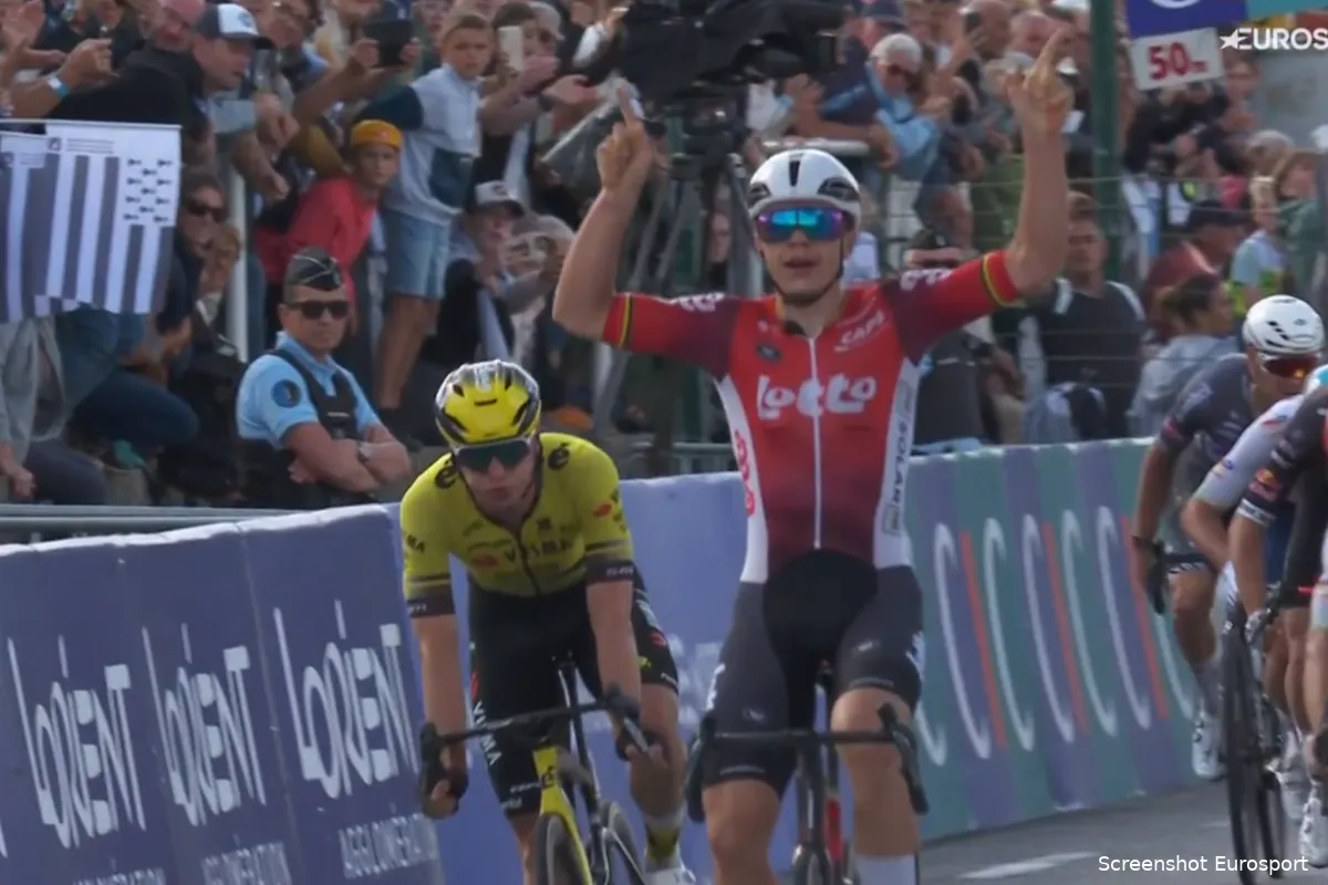 At the moment the man to beat: Powerful De Lie too fast for Kooij in ...