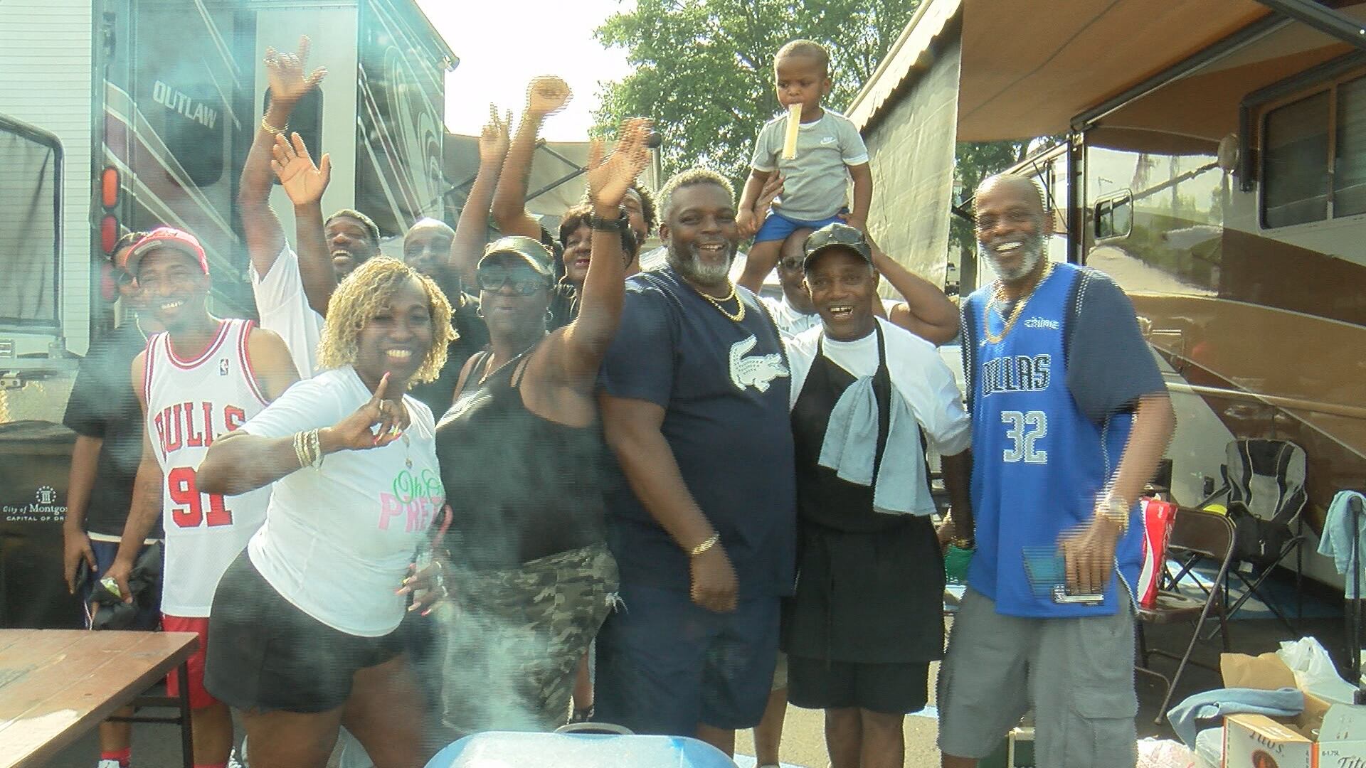 Fans tailgate ahead of annual Red Tails Classic