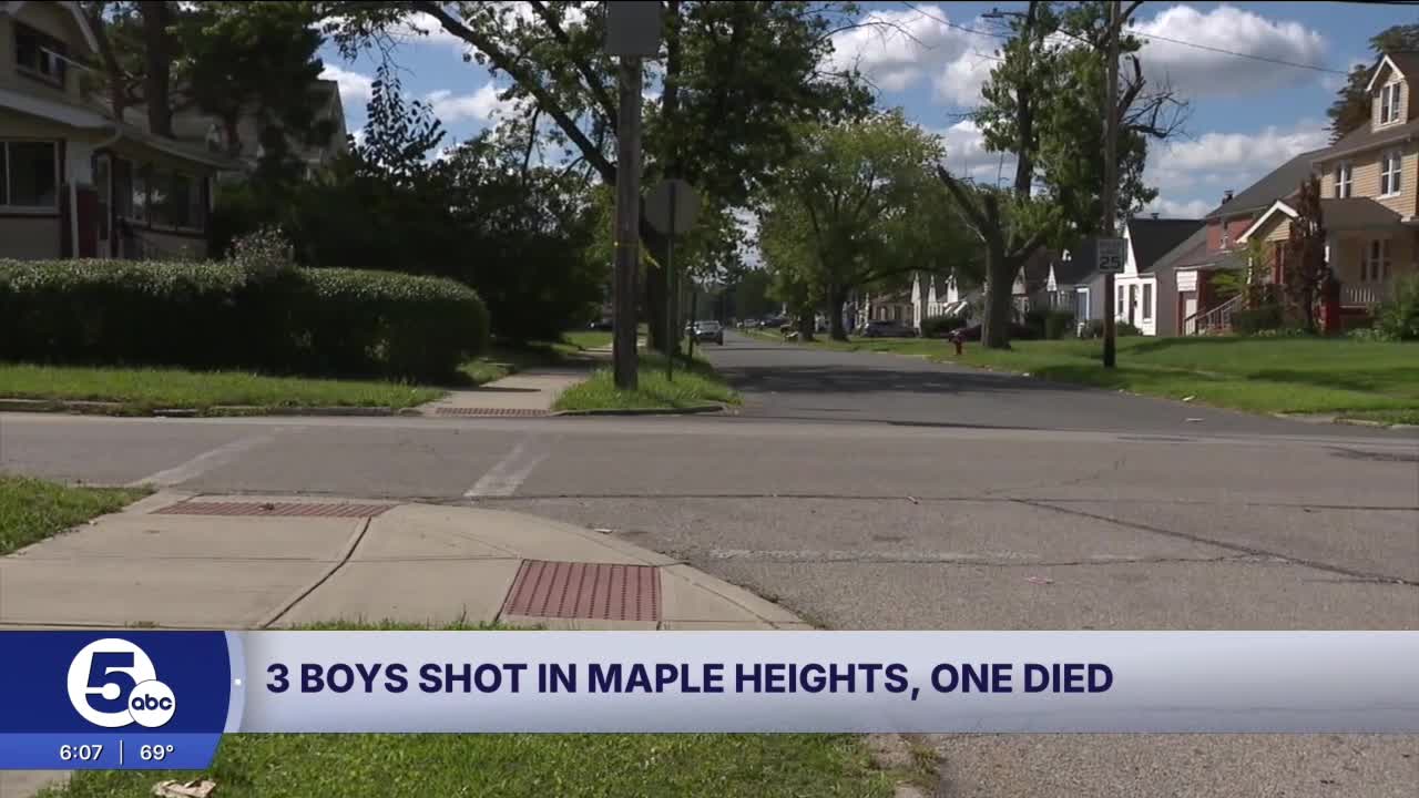 1 boy killed, 2 others injured in Maple Heights shooting