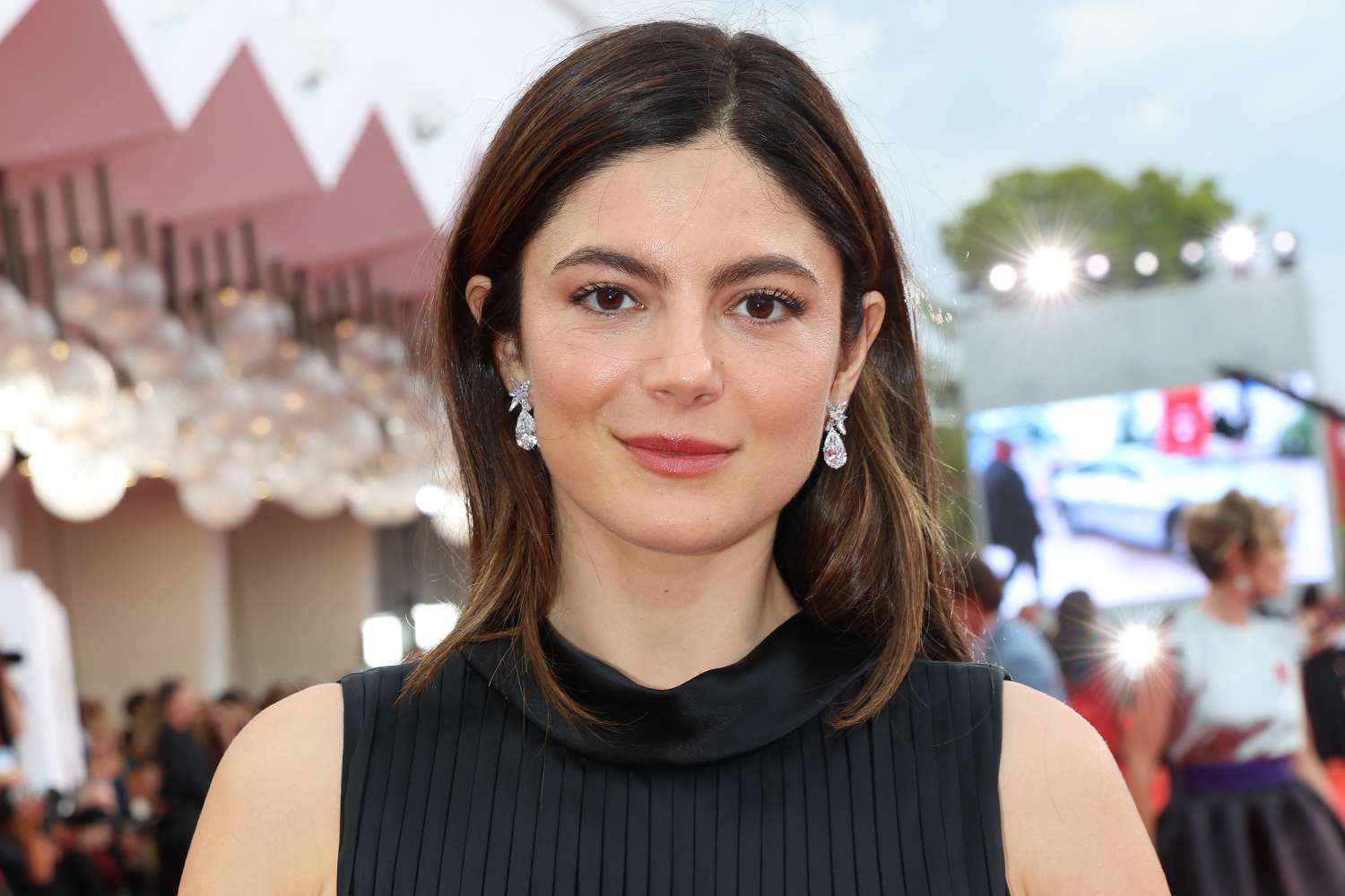 Monica Barbaro Suffers Windy Wardrobe Malfunction on the Venice Film ...