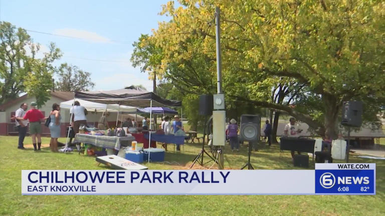 Residents rally against sale of Chilhowee Park in East Knoxville