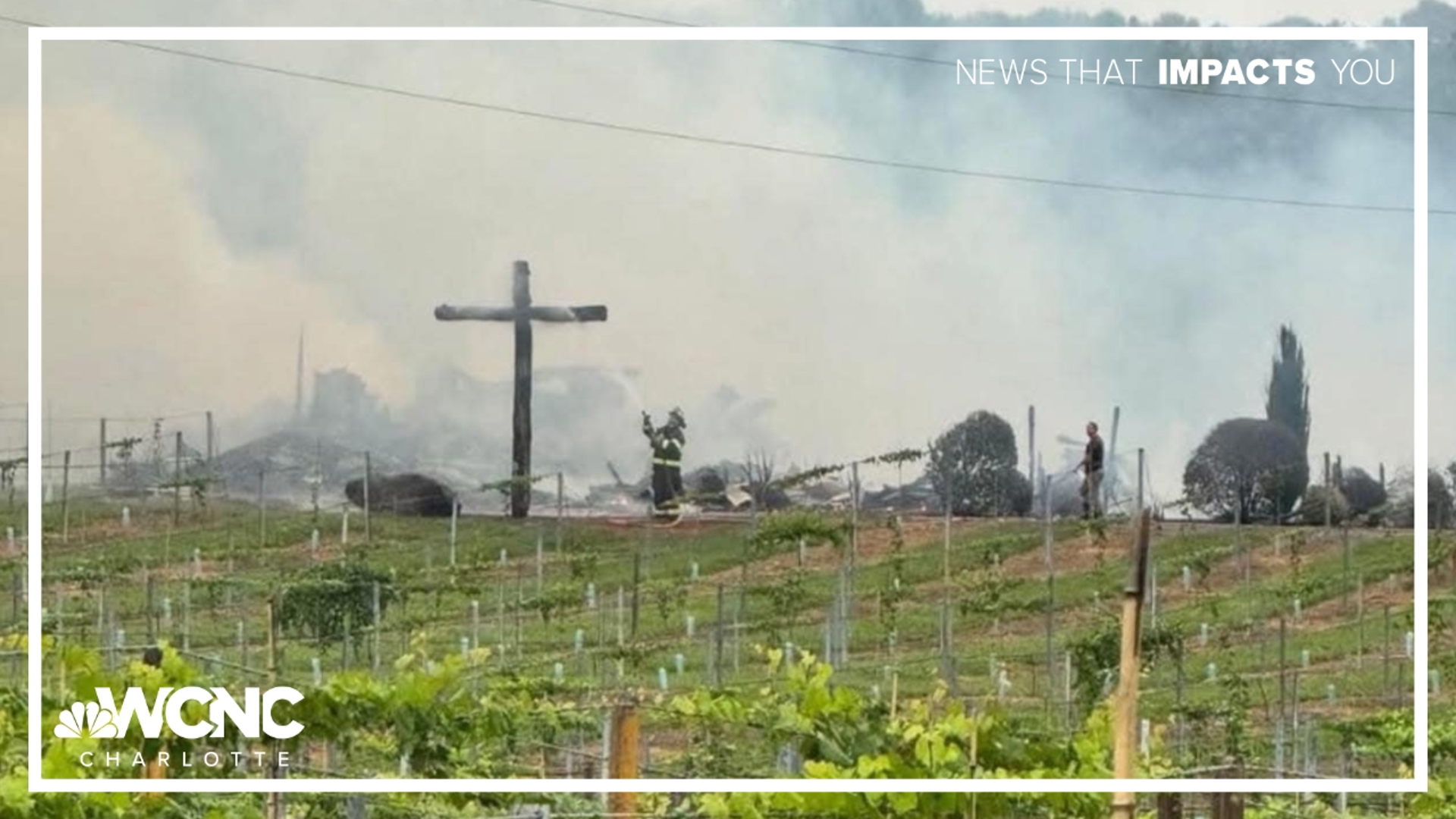Fire destroys WoodMill Winery in Lincoln County, owners vow to rebuild