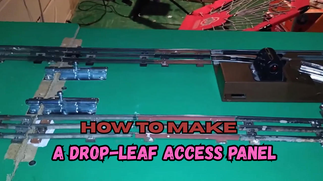 How To Make A Drop-Leaf Access Panel For Your Model Railroad