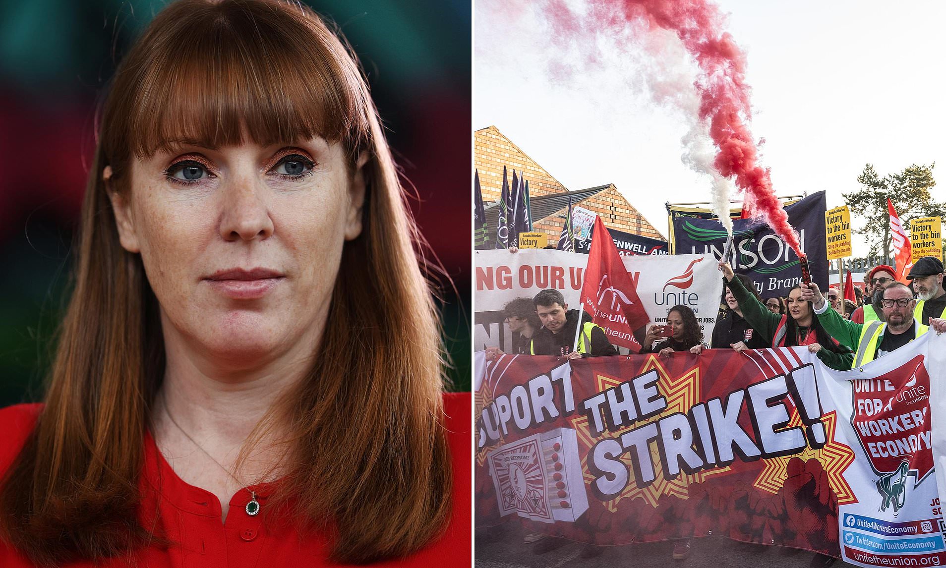 Angela Rayner is warned her plan to hand trade unions more power ...