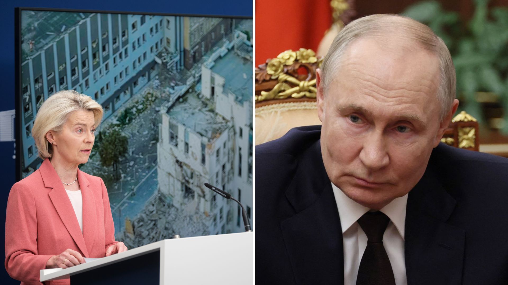 Deadly attacks: Putin targets EU and UK buildings