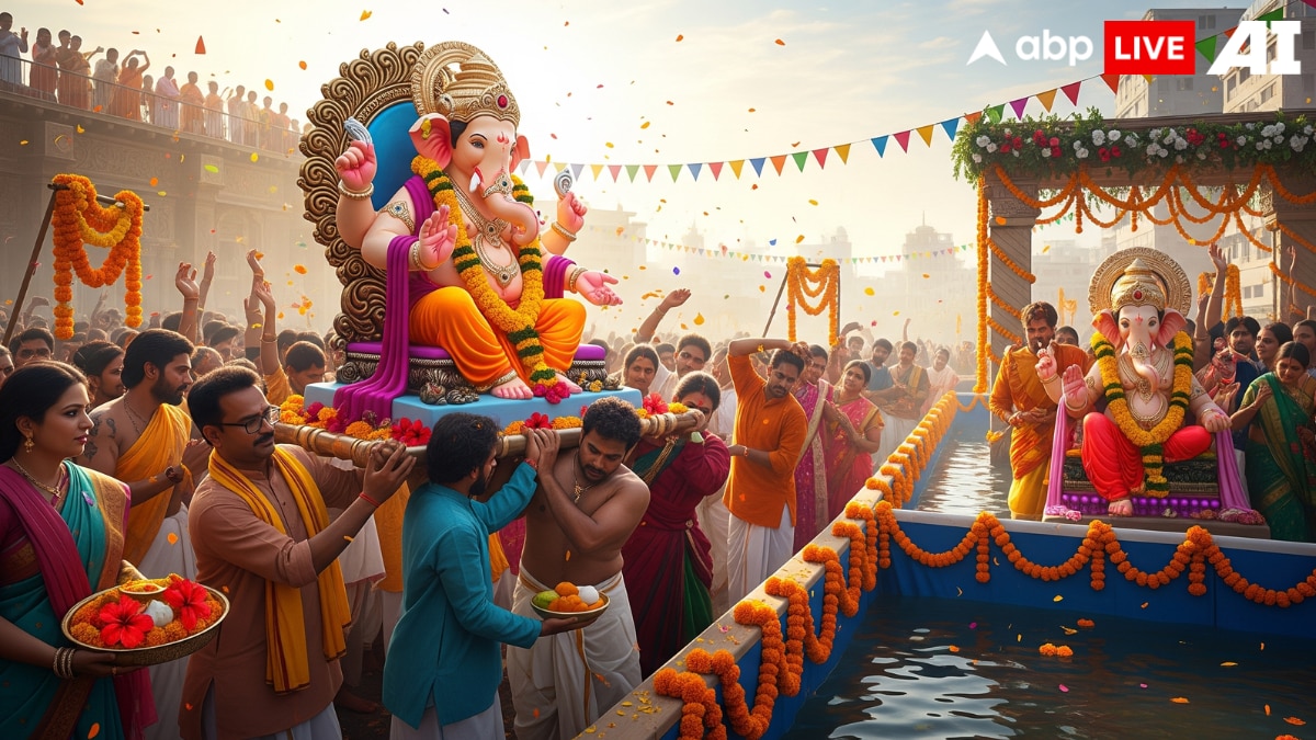 Ganesh Visarjan 2025 Rules — Important Rituals, Directions, And Muhurat ...