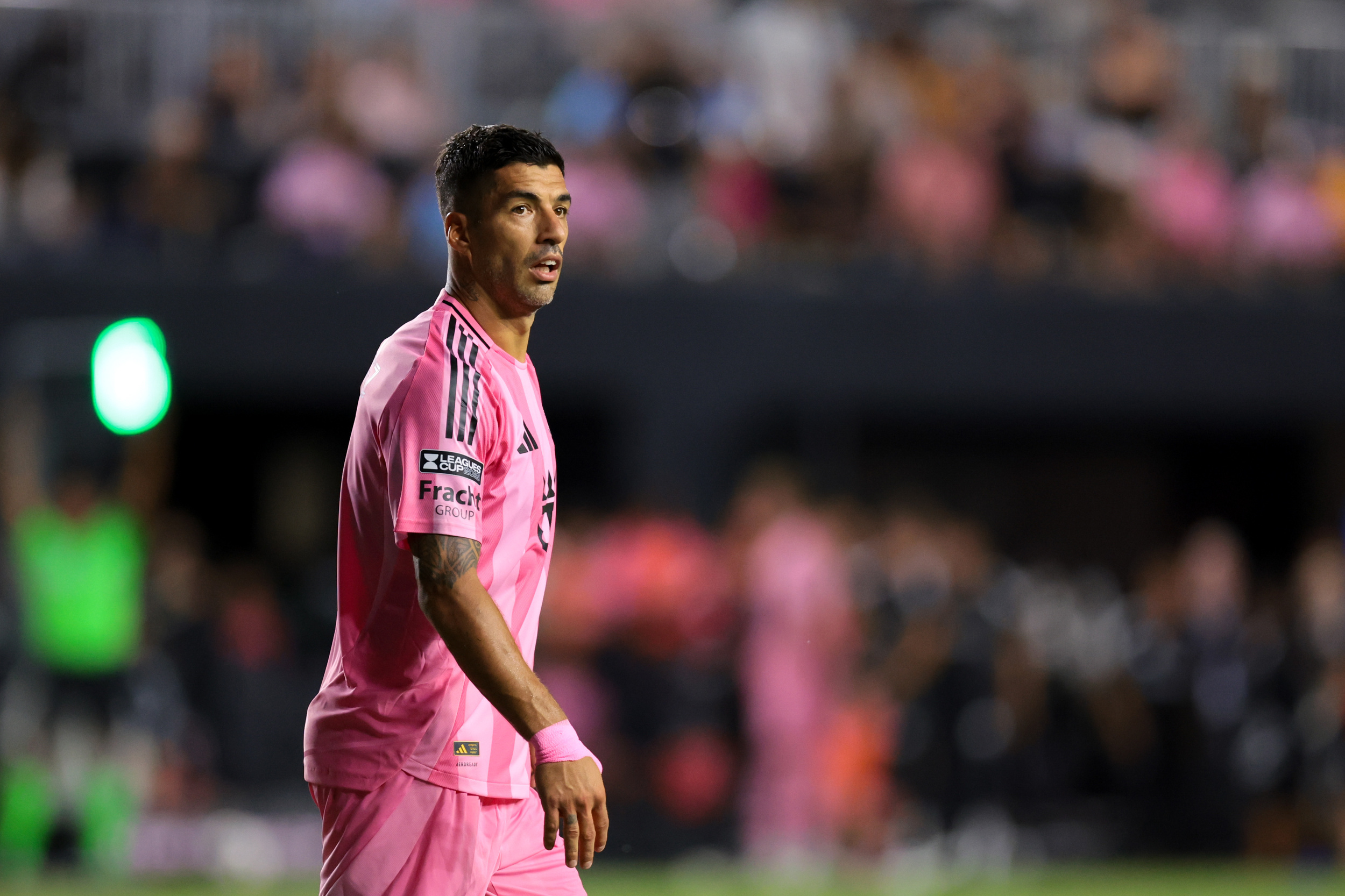 Luis Suarez spits on opposing coach after losing Leagues Cup