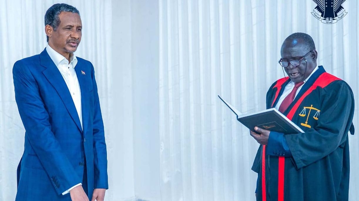 Sudan's RSF chief Gen Mohamed Dagalo sworn in as head of parallel ...